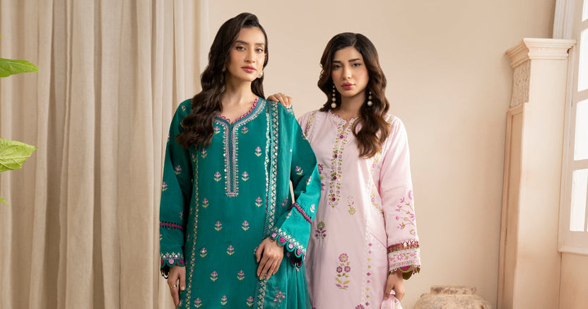 Winter Long Frocks for Women in Pakistan – Winter Frock Fashion Fiesta ...