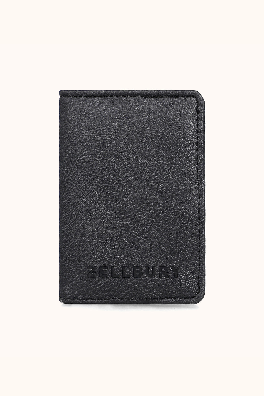 Bi-Fold Card Holder Leather - Men - Zellbury