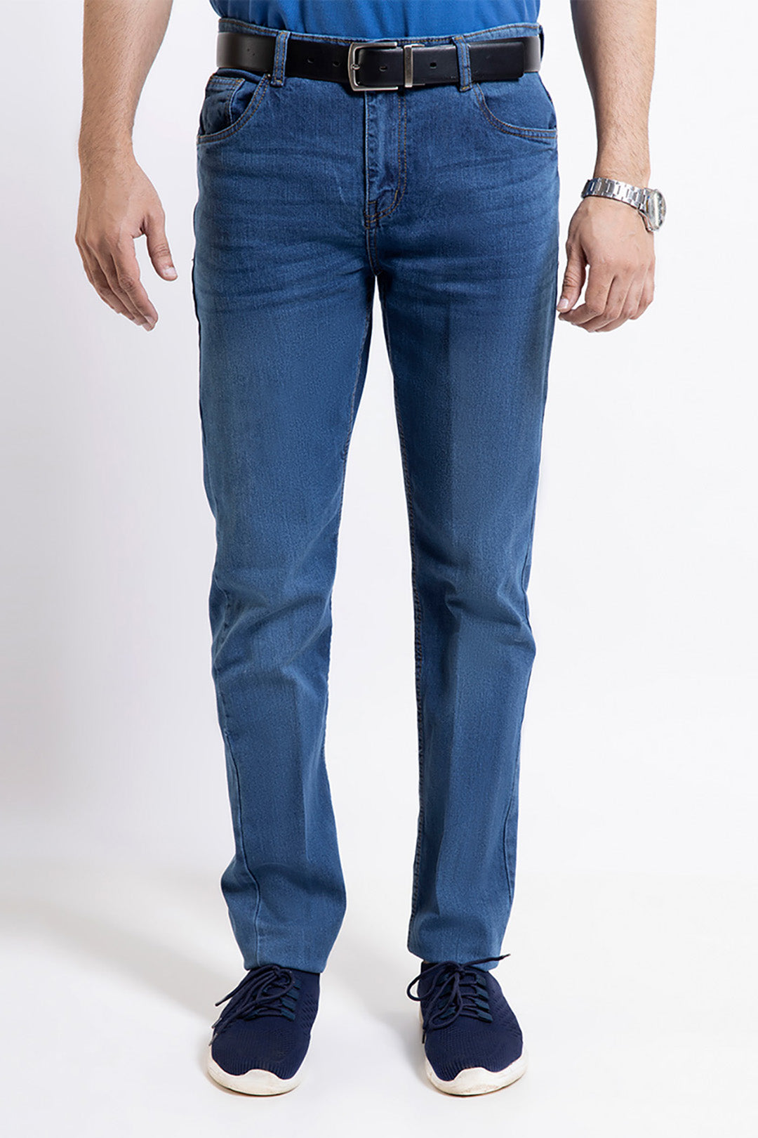 Buy Regular-Fit Blue Jeans for men on Sale price 1025 - Zellbury MAN