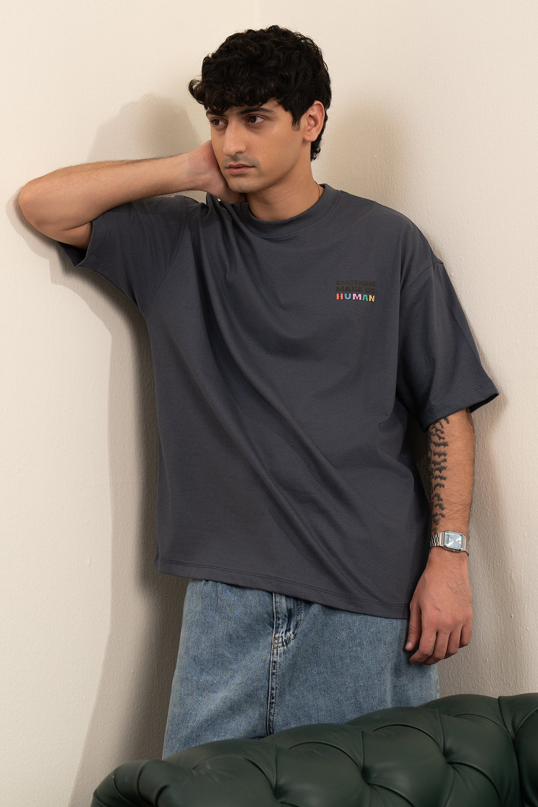 Oversized Graphic T-Shirt - D042