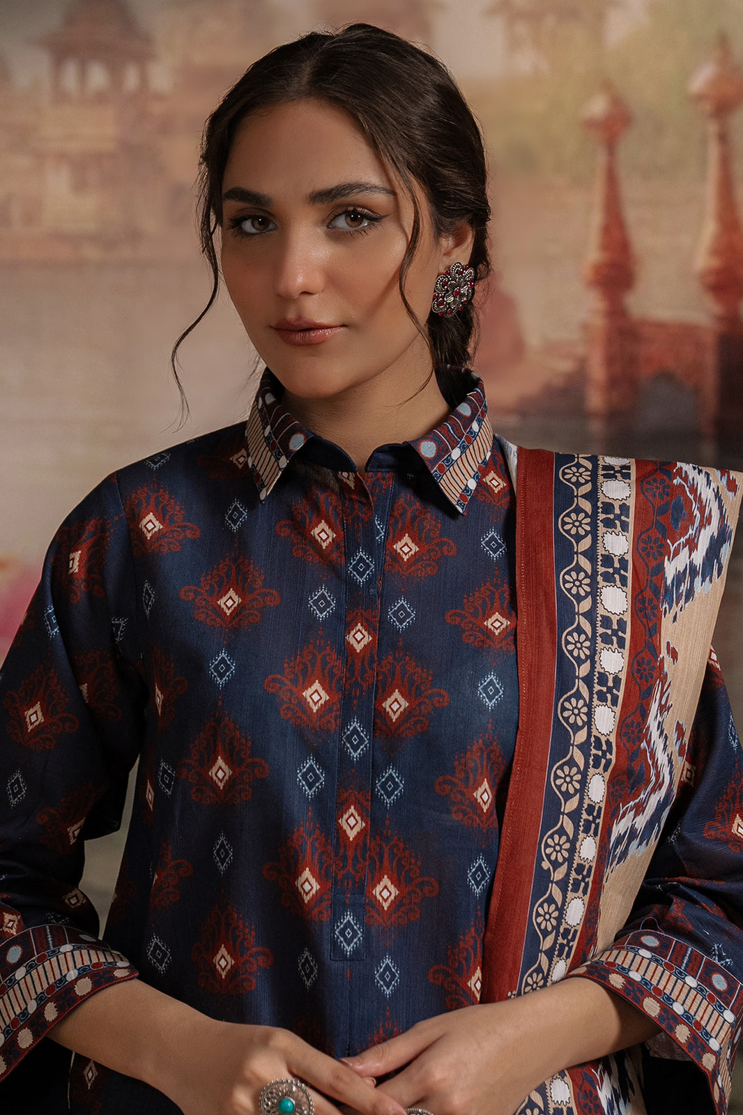 Winter 3-Piece Suits for Women | Unstitched Khaddar Collection