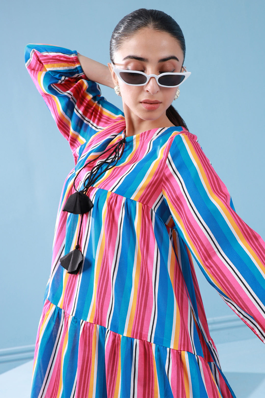 1 Piece Pink Lawn Tunic - Ready to Wear - Zellbury